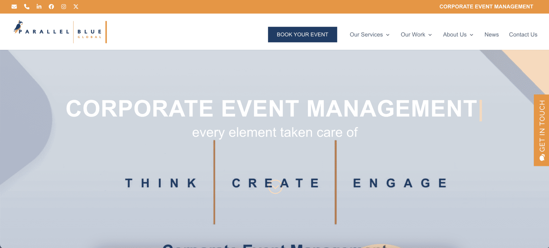 Corporate Event Company | Parallel Blue